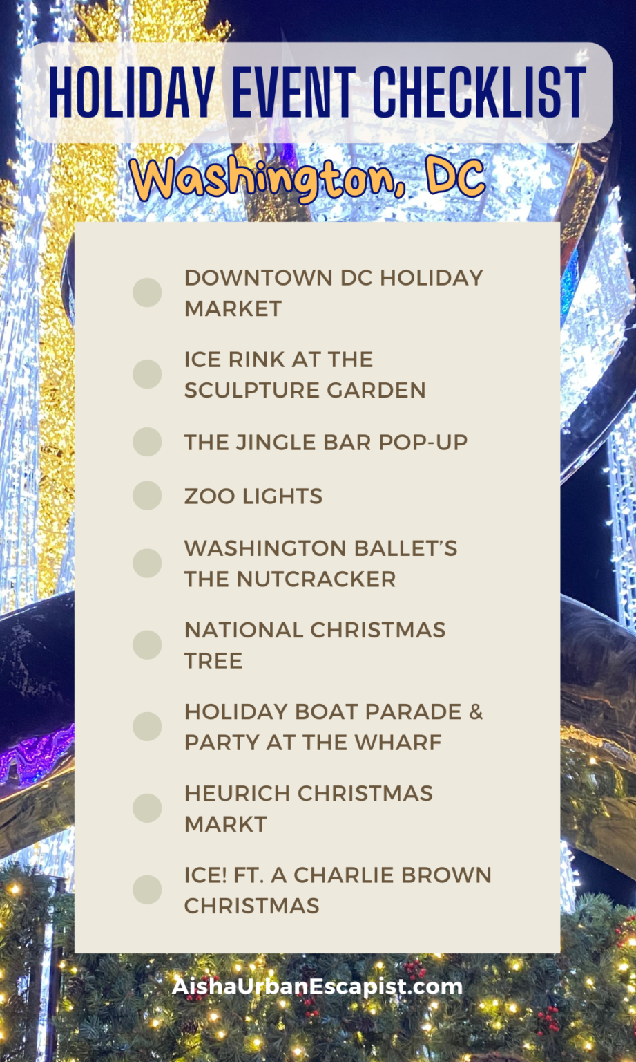 A Complete Guide to Christmas in Washington, DC